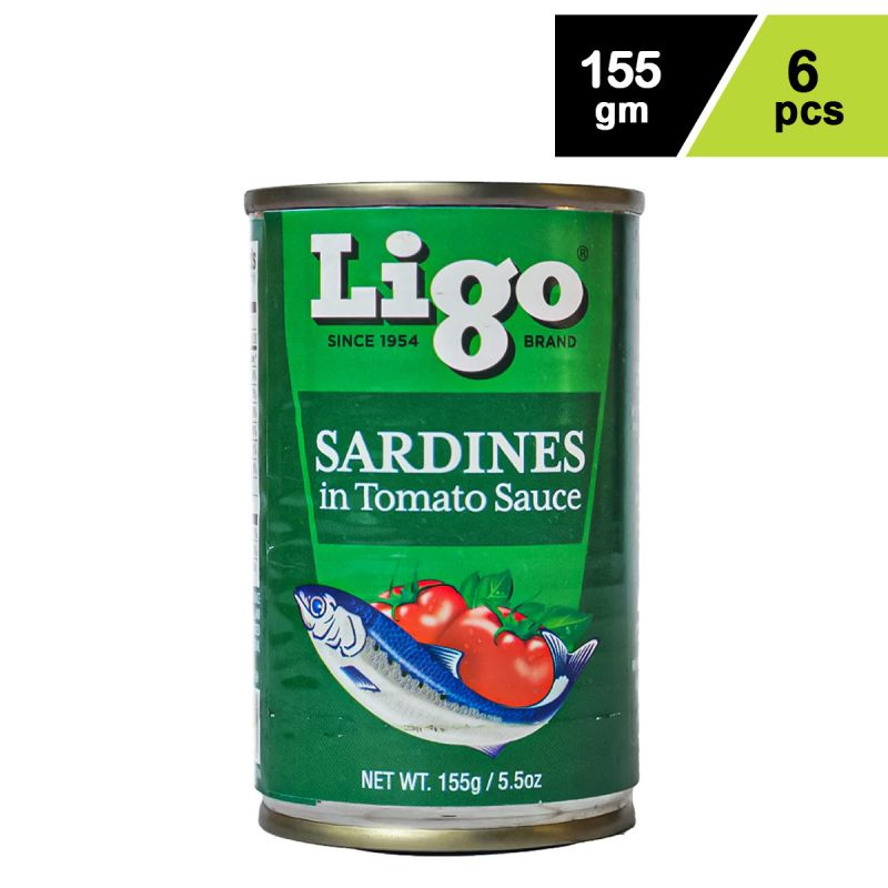 Ligo Sardine/Tom Sauce6X155Gm