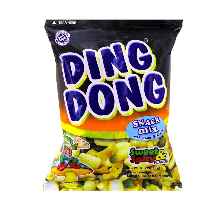 Ding Dong Snack Mix Sweet Spicy Flavor 100g