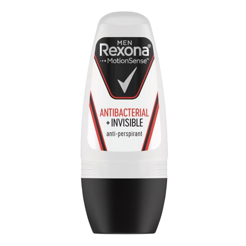 Rexona Antibacterial Invisible Roll On For Men 50 ml
