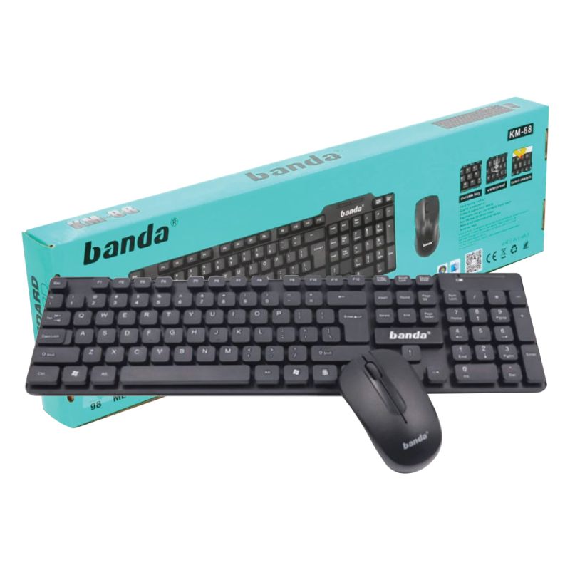 Banda Key Board With Mouse - KM88