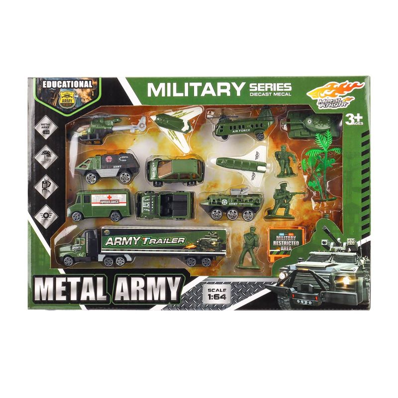 Metal Army Military Toy Cars Series 3+ Ages FORCELINK JKL 17A