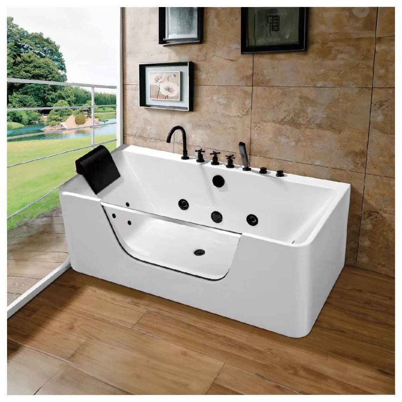 Jacuzzi Rectangle Shape Single ZS 8666 160 WH