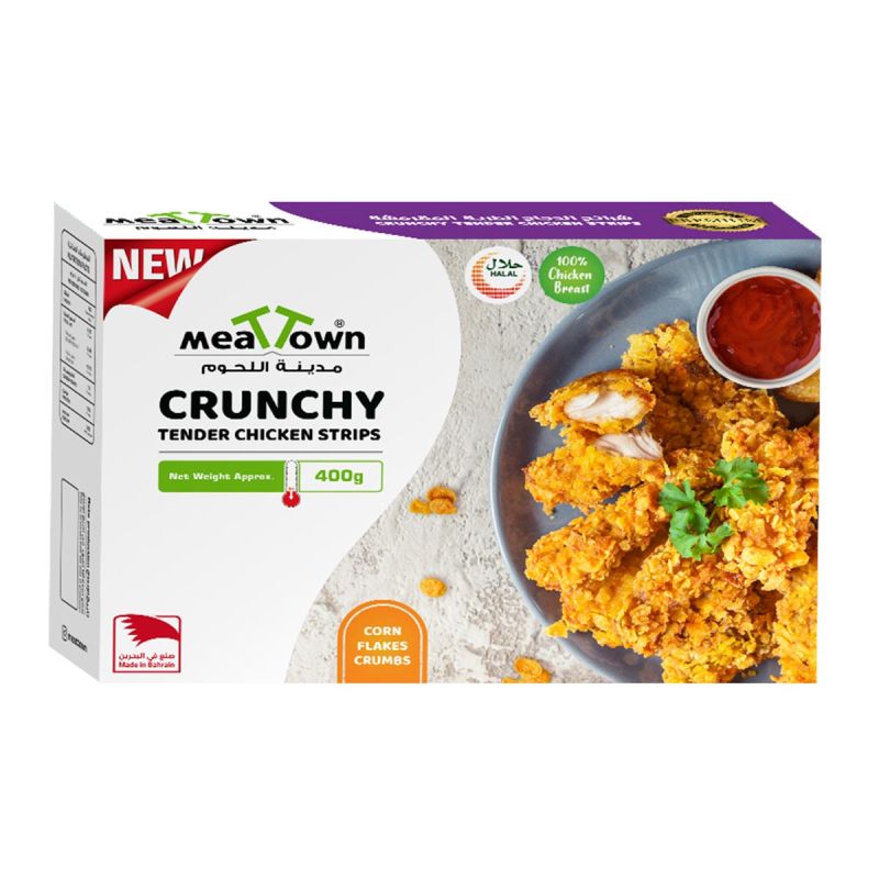 Meat Town Crunchy Strips 400gm