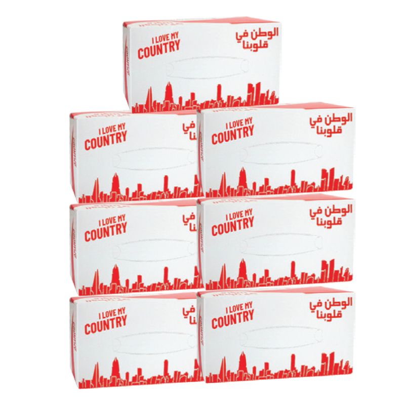 I Love My Country Tissue 7 pieces 1 Pack