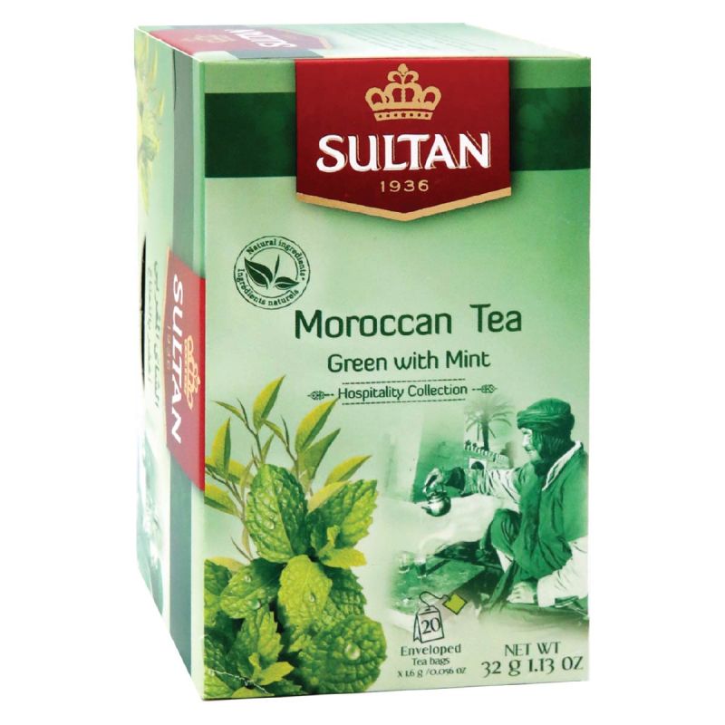 Sultan Moroccan Green Tea with Mint 20 Bags