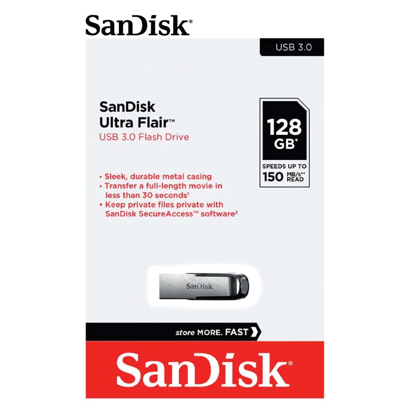 Sandisk Ultra Fair USB 3.0 Flash Drive 128gb