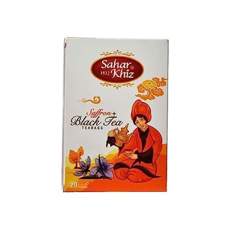 Sahar Khiz Saffron Black Tea 20pcs