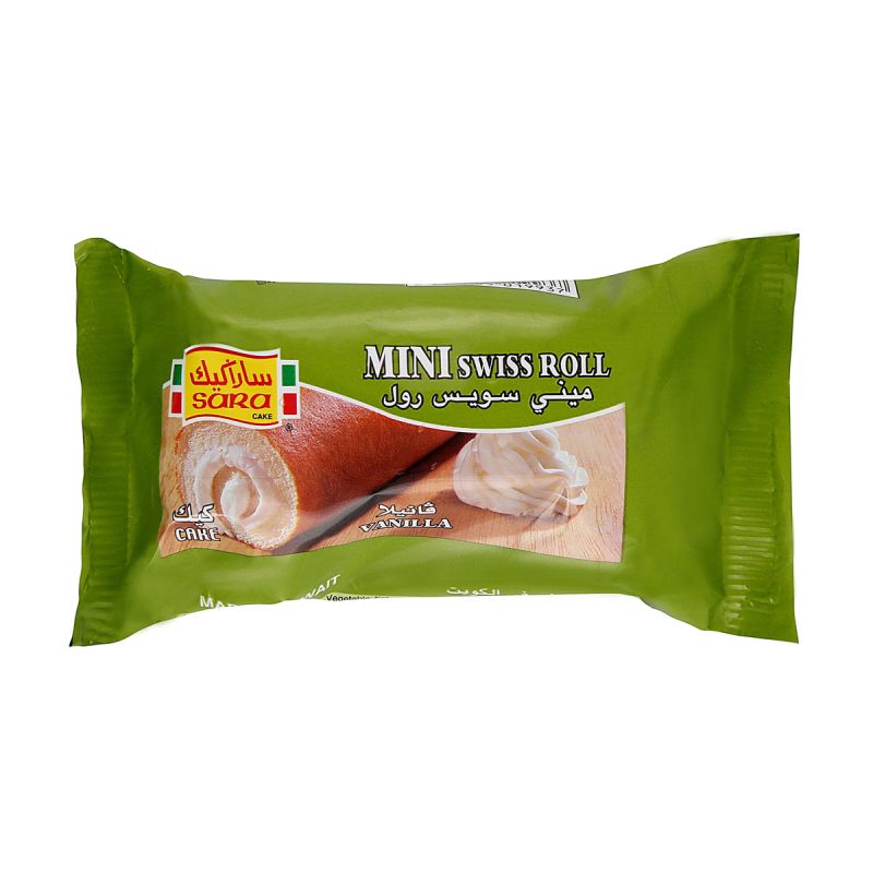 Sara Mini Swiss Roll Vanilla 20Gm