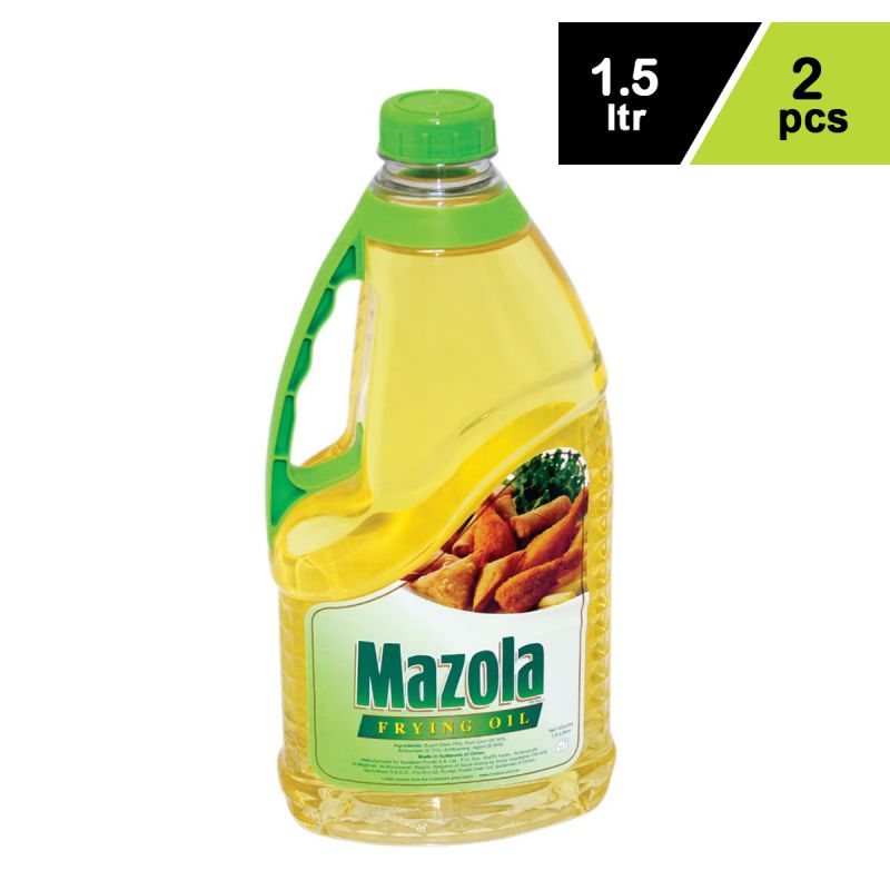 Mazola Frying Oil 2X1.5Ltr