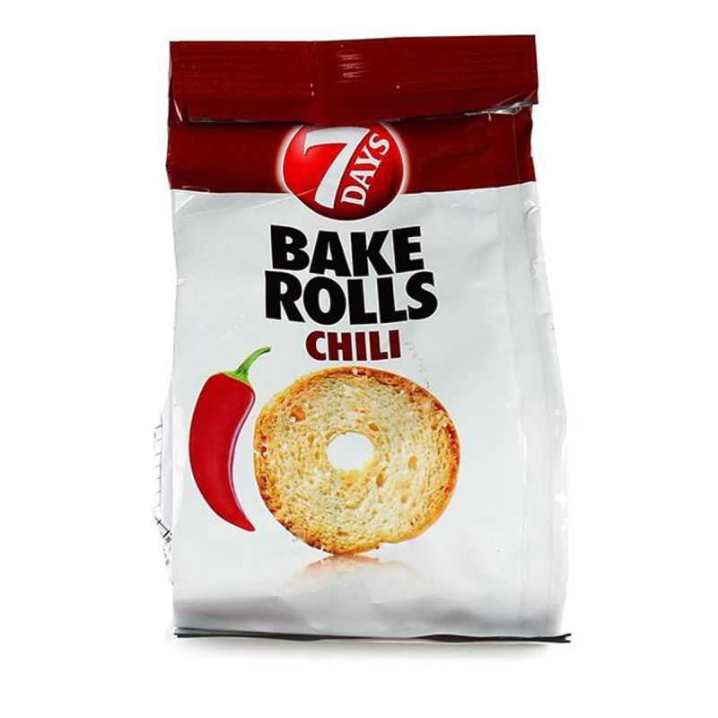 7 Days Baked Rolls Chilli 36G