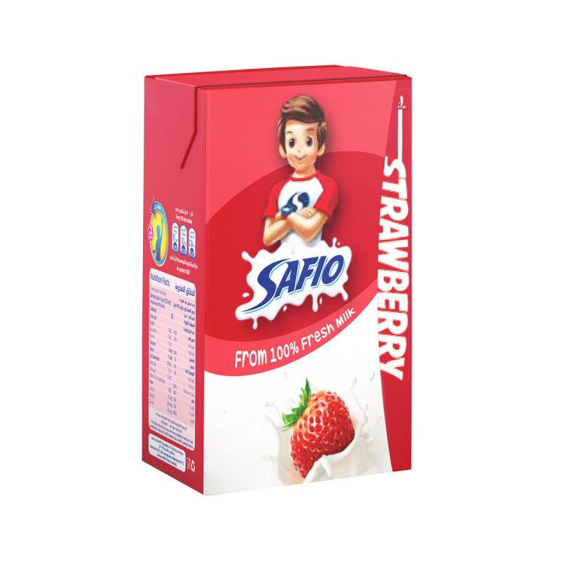 Safio Fresh Milk Strawberry Flavor 115ml