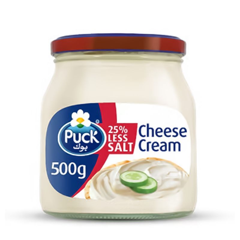 Puck Glass Cheese 25% Low Salt 500gm