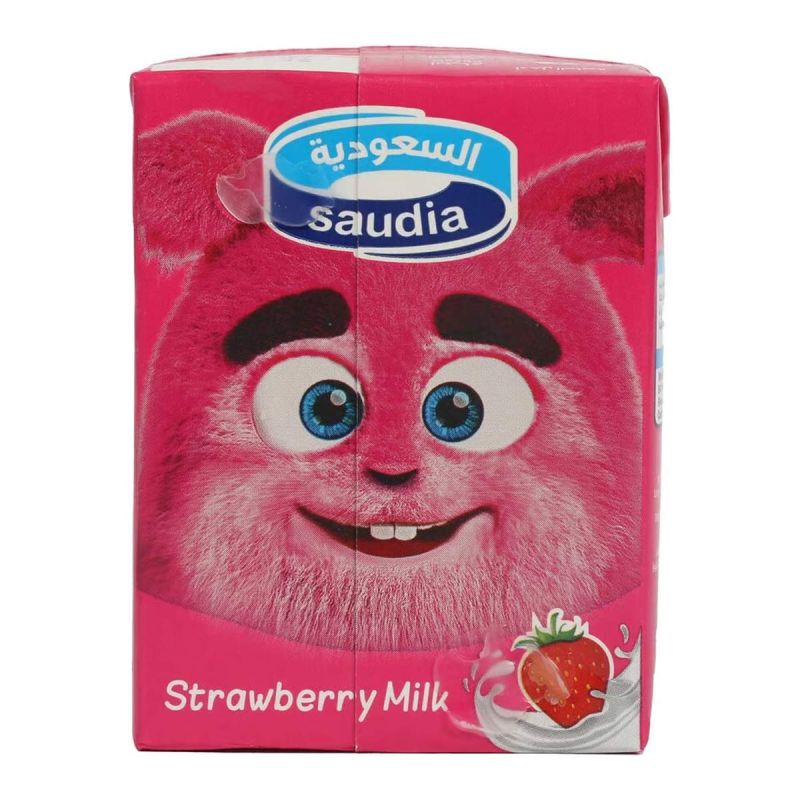 Saudia Uht Milk Strawberry 200ml