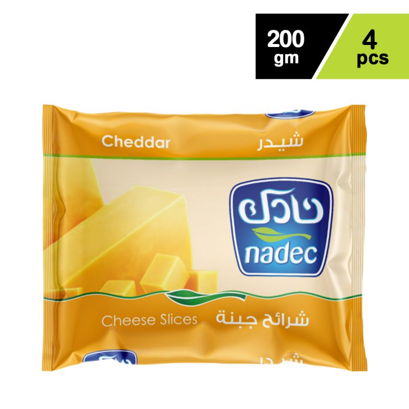 Nadec Cheese Slc Chdr 3+1X200G