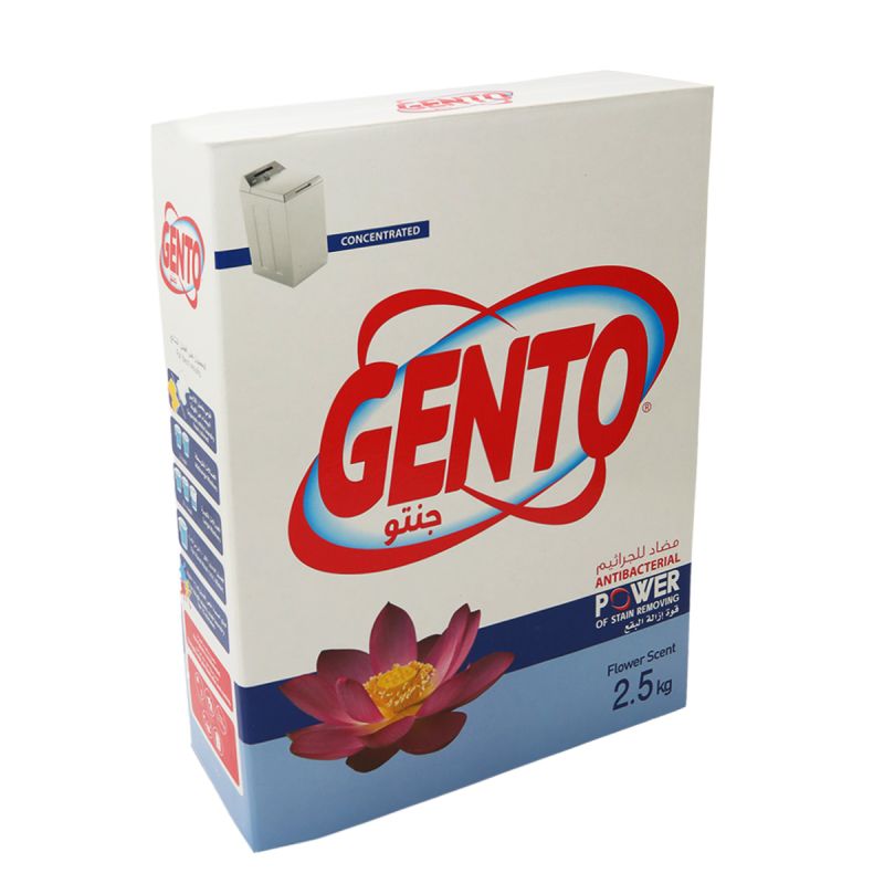 Gento Detergent Powder Flower Scent 2.5kg