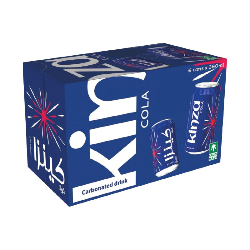 Kinza Carbonated Drink Cola 6x360ml