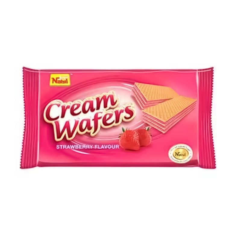 Nabil Wafer Strawberry Cream 76Gm