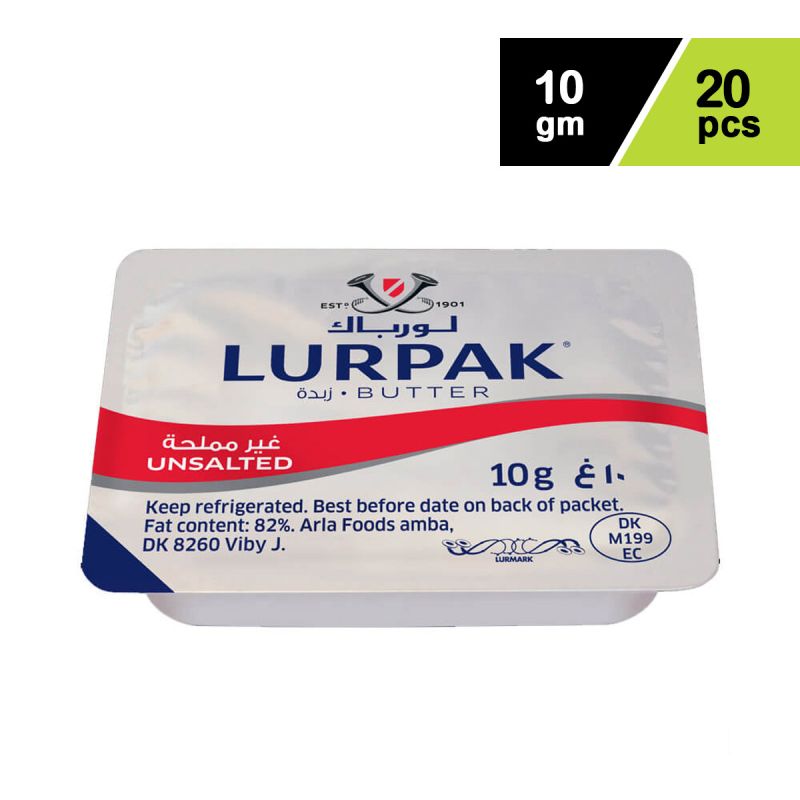 Lurpak Butter Unsalted 20X10Gm
