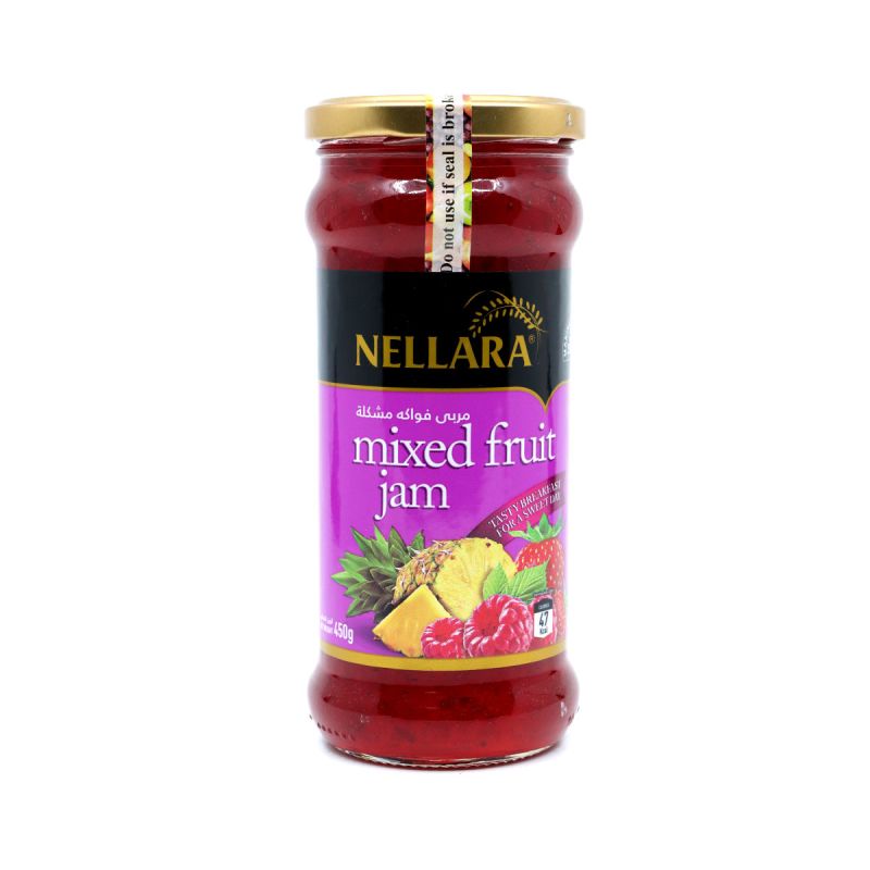 Nellara Mixed Fruit Jam 450Gm