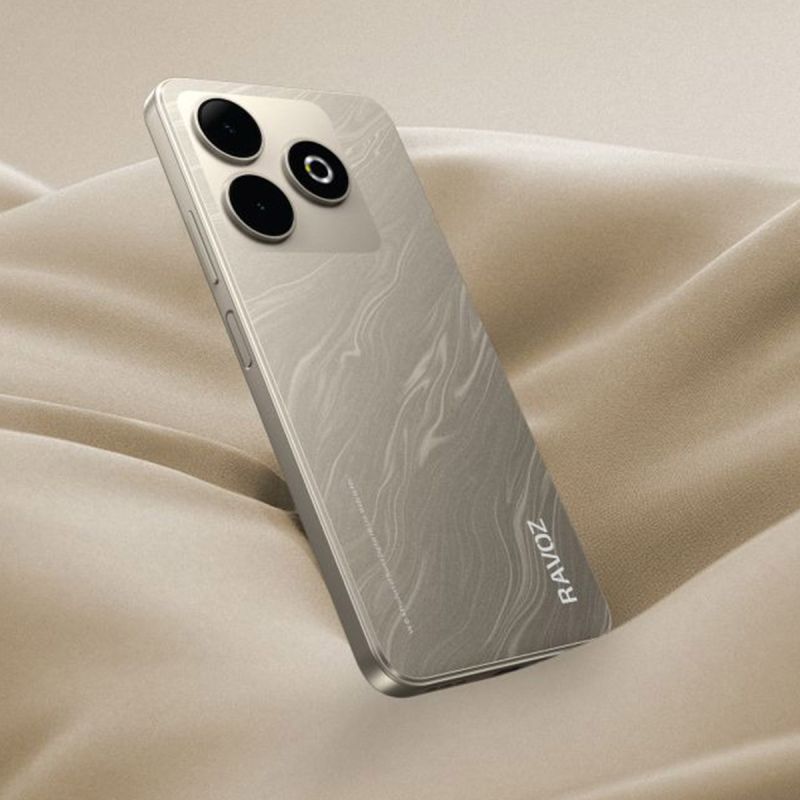 Ravoz V6 Mobile Phone (4GB,128GB) Gold
