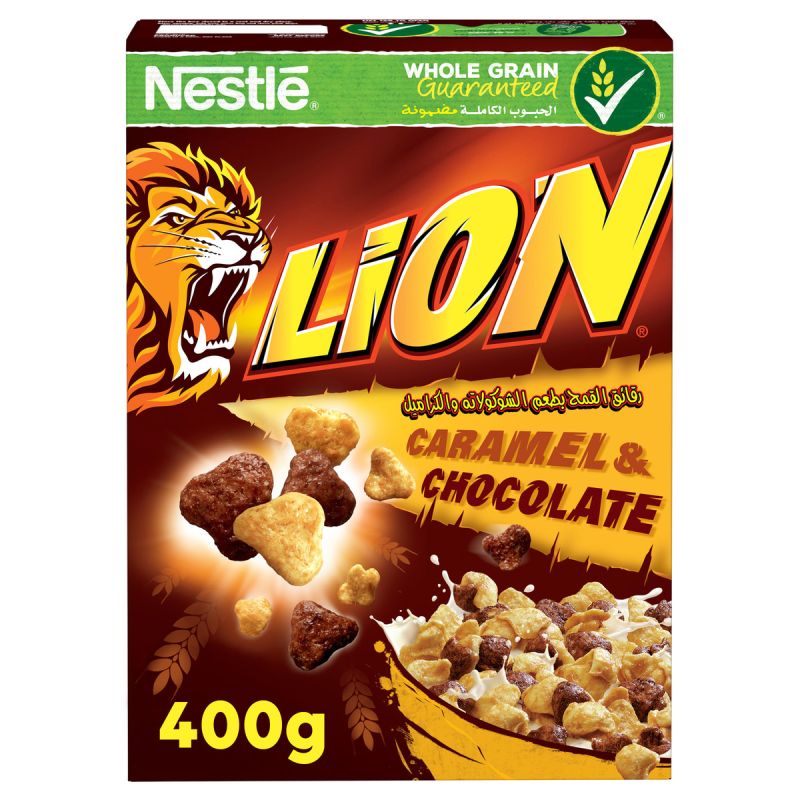 Nestle Lion Cereal Caramel & Chocolate 400g