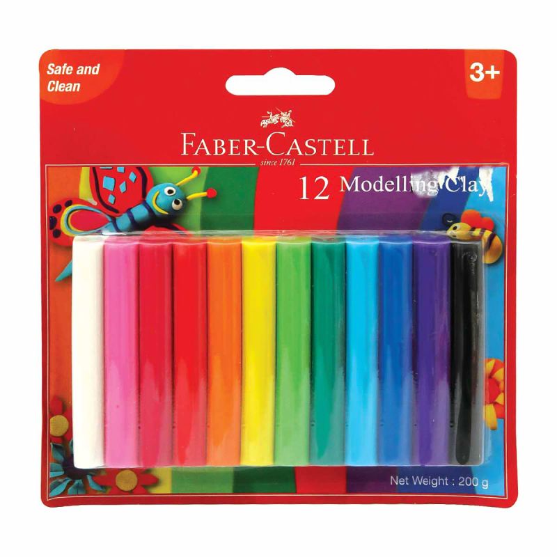 Faber Castell Modelling Clay 12 pieces