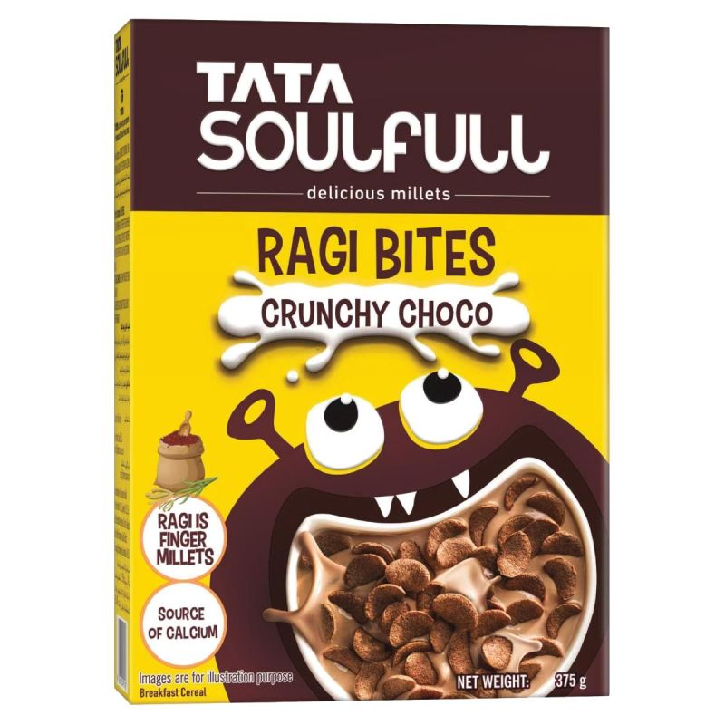 Tata Soulfull Ragi Bites Crunchy Choco Cereal 375g