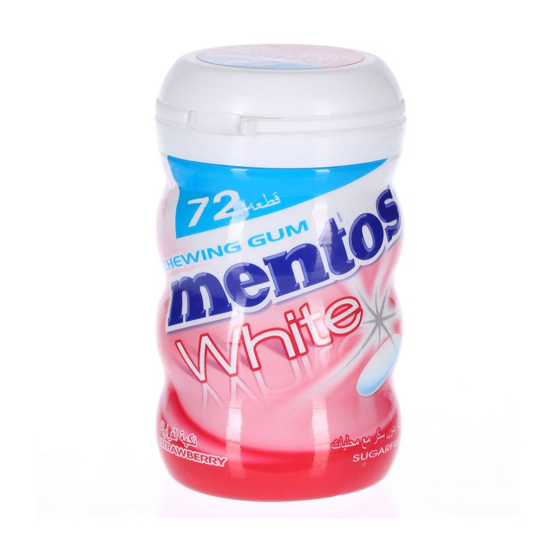 Mentos Gum Bottle Strawberry 103gm