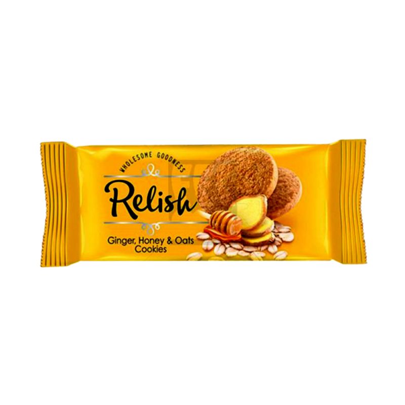 Wholesome Goodness Relish Ginger, Honey & Oats Cookies 42g
