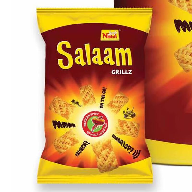Nabil Salaam Grillz Mexican Spicy Flavour Chips 23g